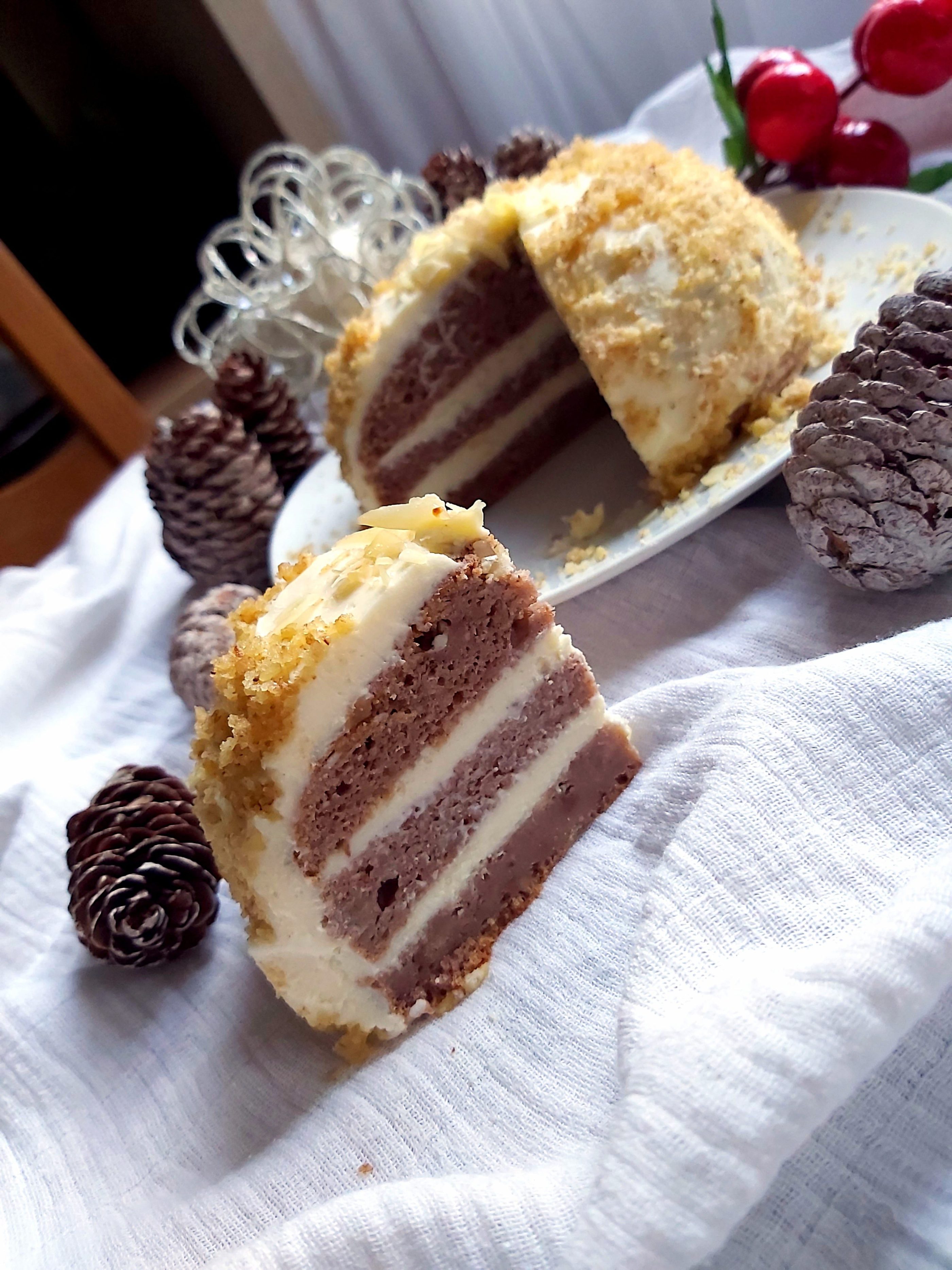 Tort banana bread cu crema de branza si nuca macinata – Meniuri pentru ...
